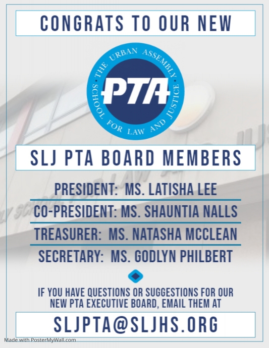 Copy of SLJ PTA INTRO FLYER | PosterMyWall