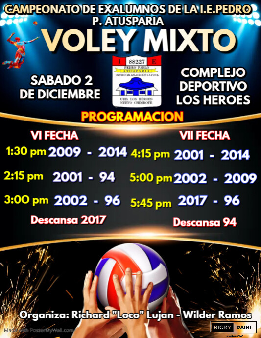 Creative Volleyball Tournament Ad Poster | PosterMyWall