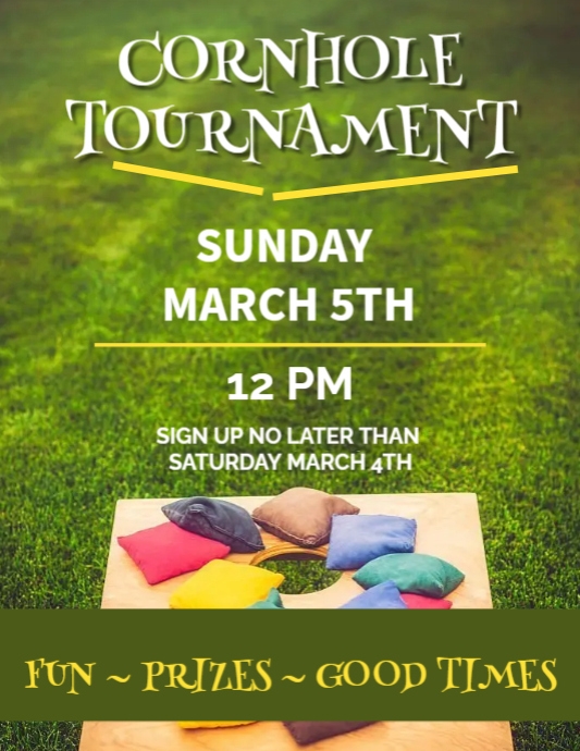 Cornhole | PosterMyWall