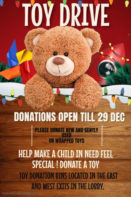 Copy of christmas toy drive | PosterMyWall
