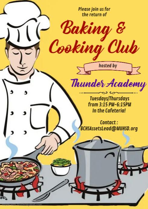 Cooking Club | PosterMyWall