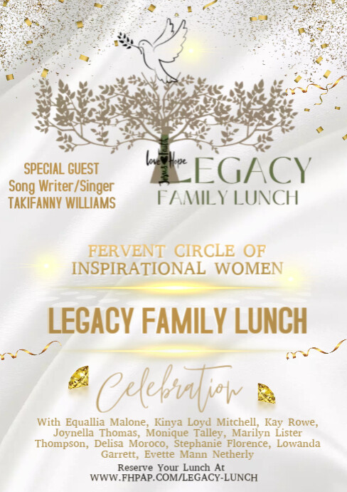 Legacy FAMILY LUNCH Promo | PosterMyWall