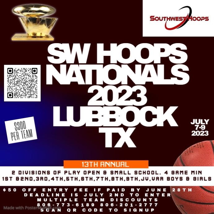 sw hoops nationals | PosterMyWall