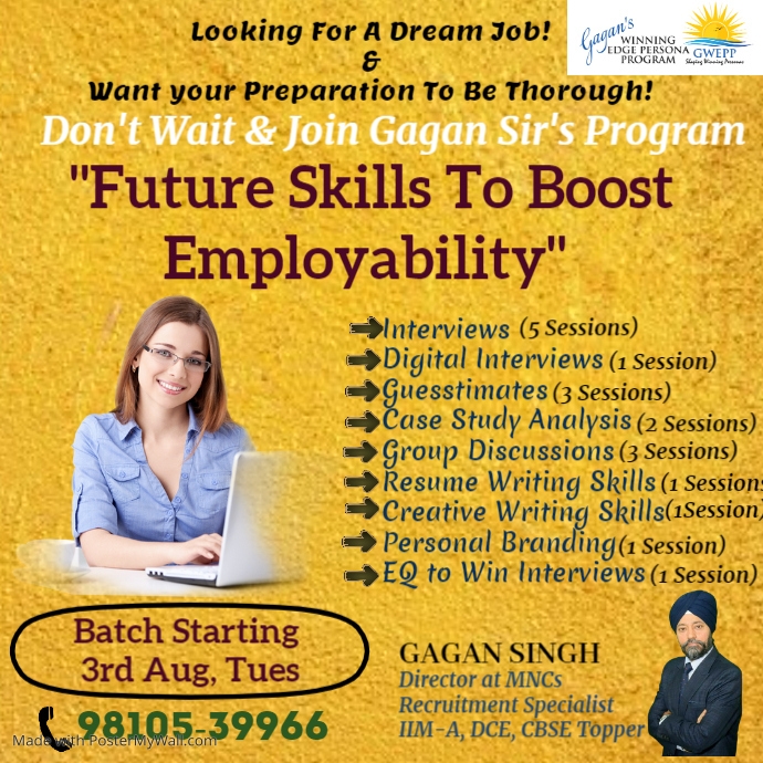 FUTURE SKILLS PROGRAM | PosterMyWall
