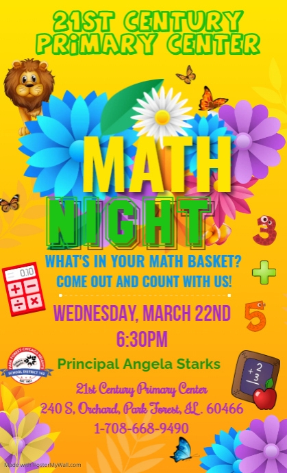 Math Night Flyer | PosterMyWall