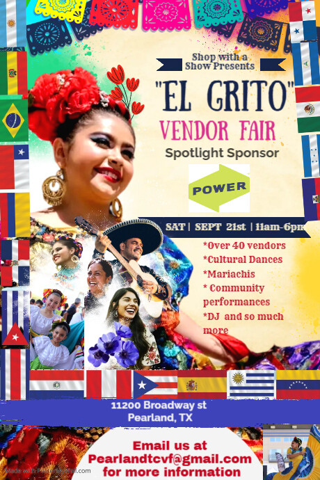 Multicolored Hispanic Heritage Month Poster | PosterMyWall