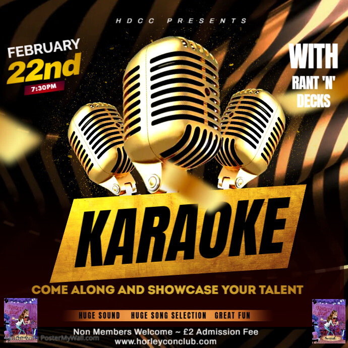 karaoke night | PosterMyWall