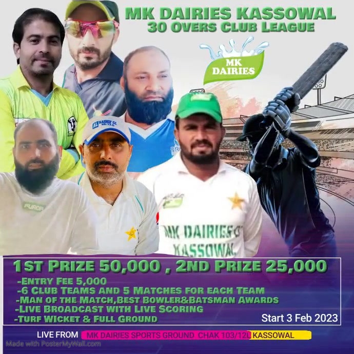 Match Schedule Template | PosterMyWall