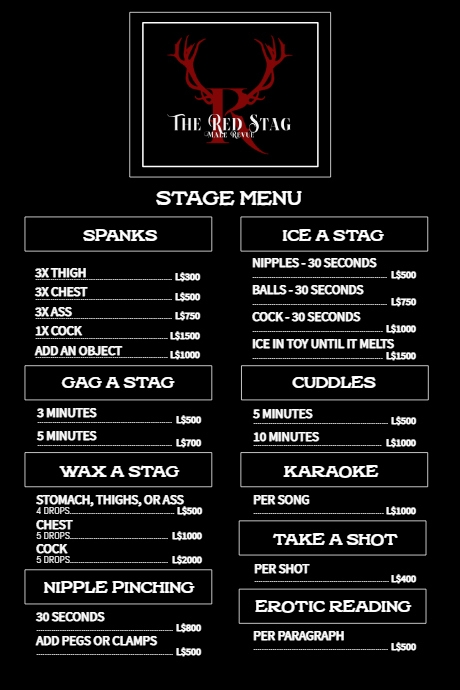 STAGE MENU 10-27-21 | PosterMyWall