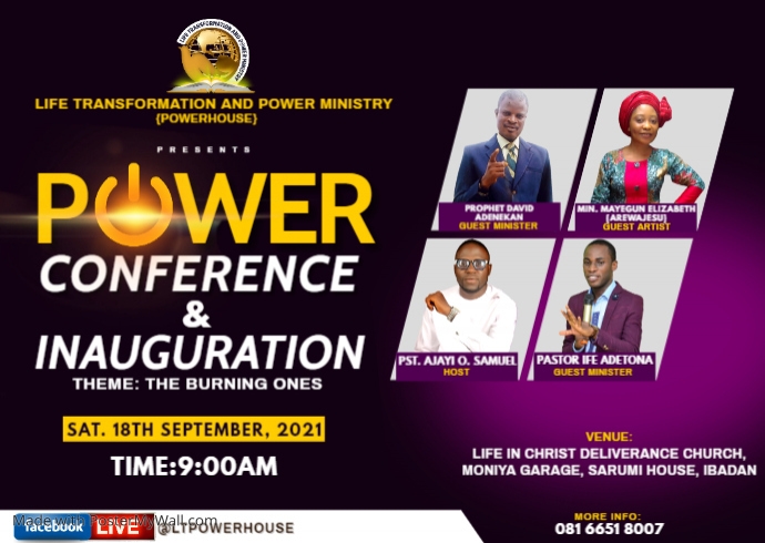 Copy of POWER CONFERENCE | PosterMyWall