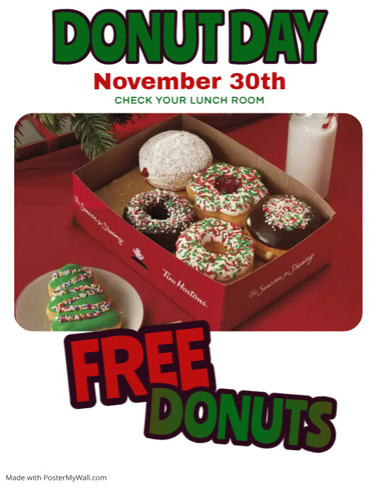 National Donut Day Flyer | PosterMyWall