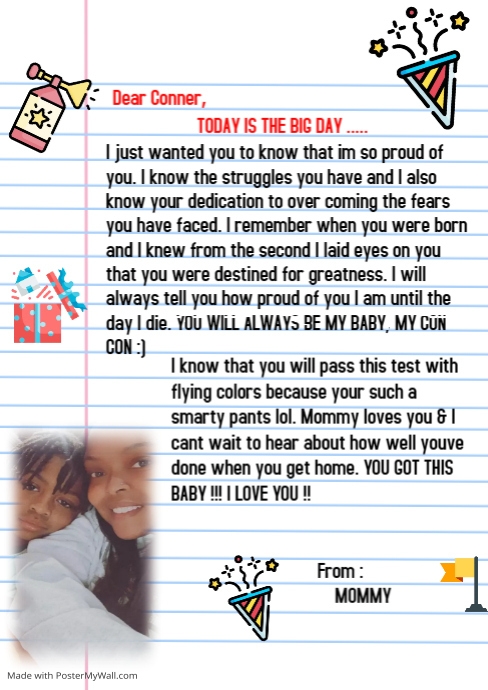 Happy Birthday Note | PosterMyWall