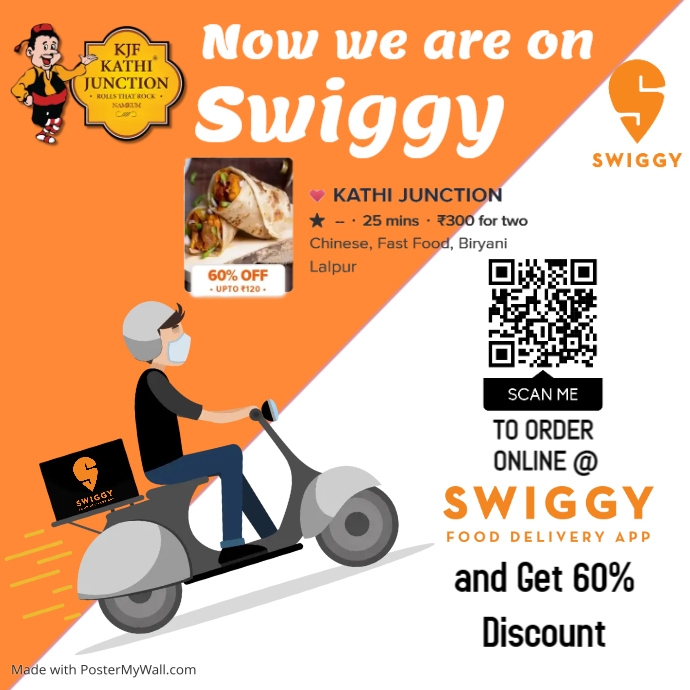 Copy of Swiggy | PosterMyWall