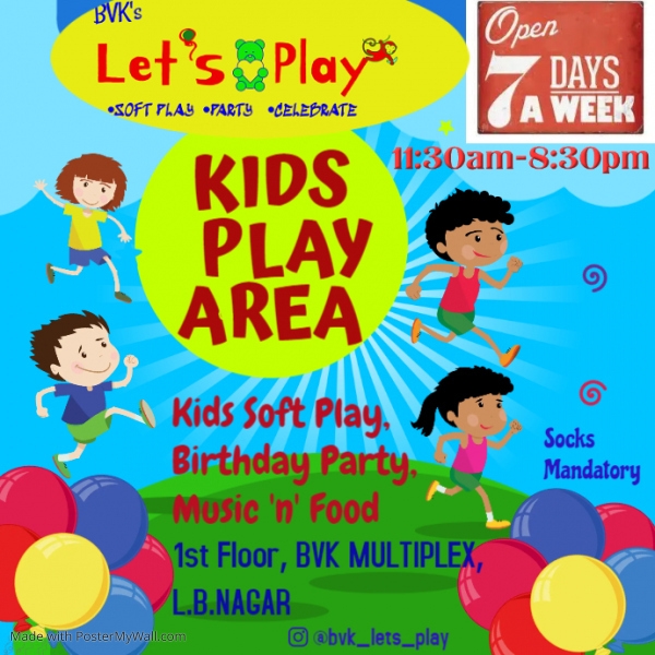 KIDS play poster ground floor 1 | PosterMyWall