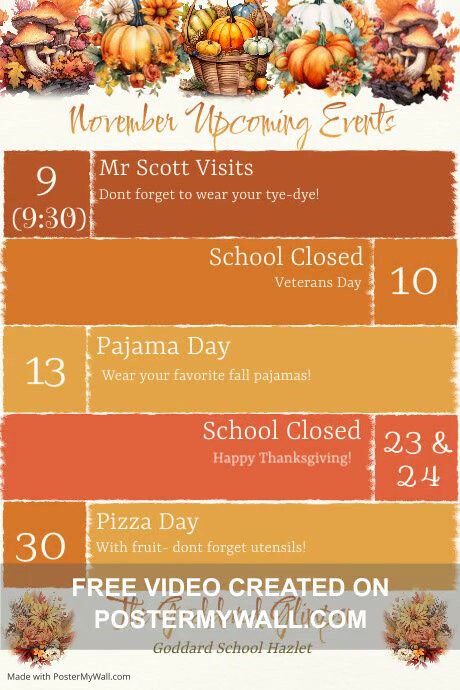 November Calendar by Paula | PosterMyWall