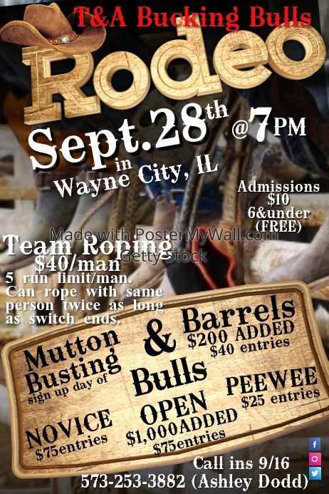 Copy of Rodeo Poster | PosterMyWall