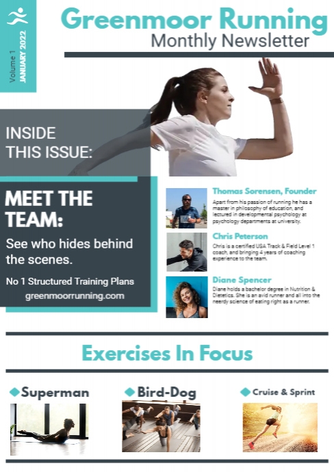 Greenmoor Running Newsletter | PosterMyWall