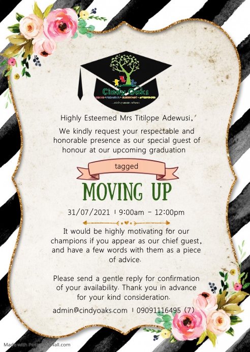 Copy of Copy of The tassel was worth the hassle card | PosterMyWall