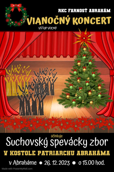 christmas concert/program/navidad/choir | PosterMyWall