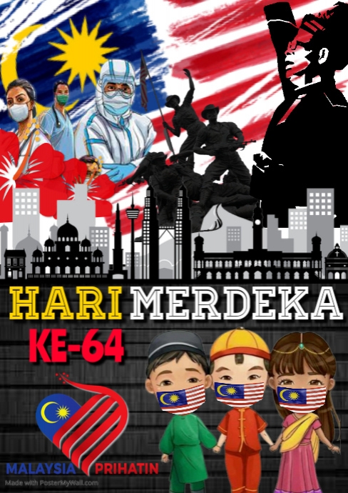 Copy of Hari Merdeka Virtual Event Template | PosterMyWall