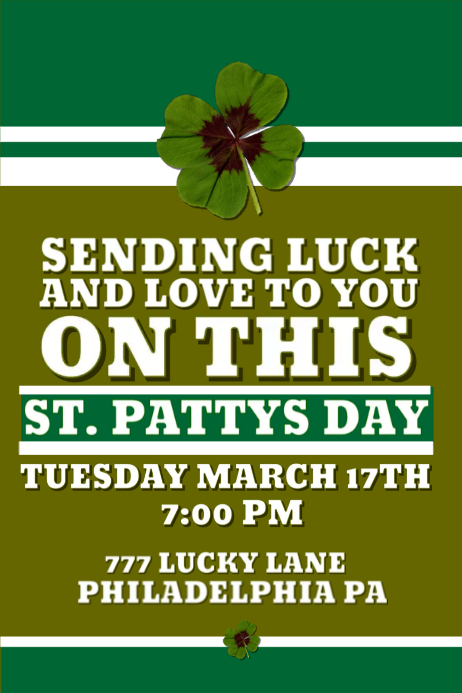Saint Patricks Day Template | PosterMyWall