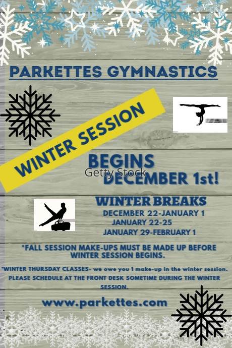 winter session begins | PosterMyWall