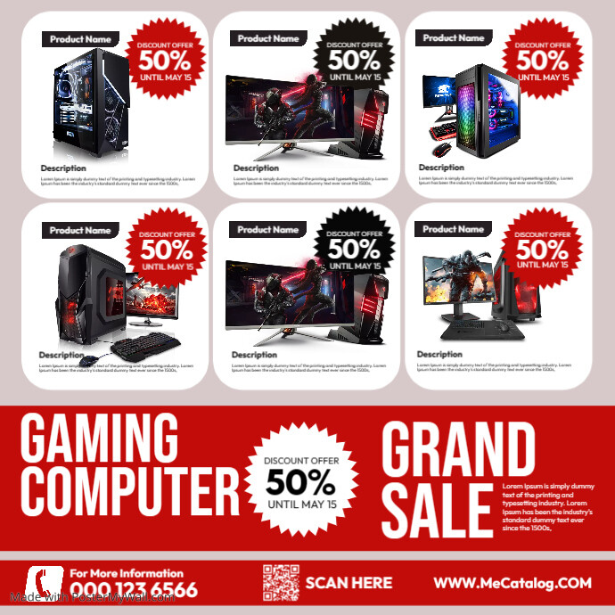 Gaming Computer Catalog | PosterMyWall