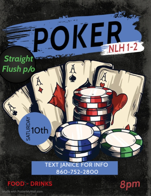 Copy of Poker Flyer Template | PosterMyWall
