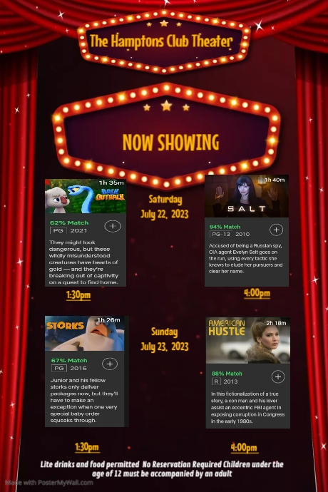 Copy of Broadway Game show party invitation | PosterMyWall