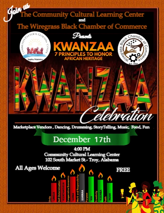 Kwanzaa Celebration Flyer (1) | PosterMyWall