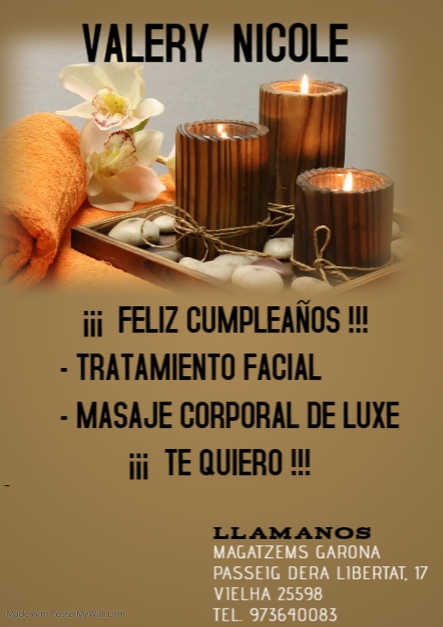 Copia de spa or beauty salon price list template | PosterMyWall