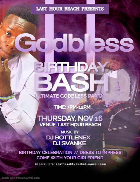 Gemini Party Flyer | PosterMyWall