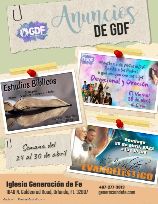 Flyer Anuncios GDF (1) | PosterMyWall