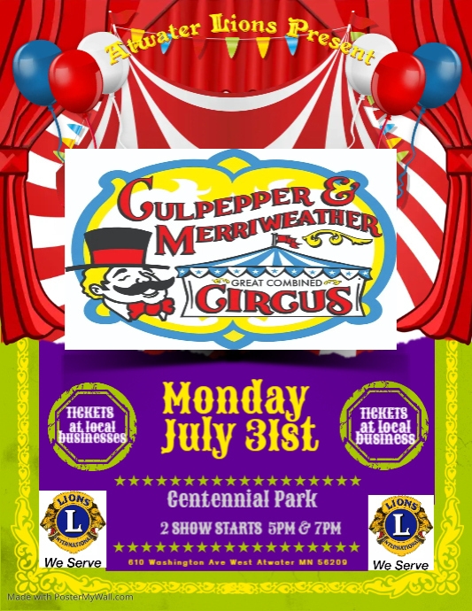Circus Carnival Flyer | PosterMyWall