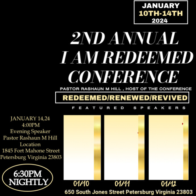 Holy Convocation | PosterMyWall