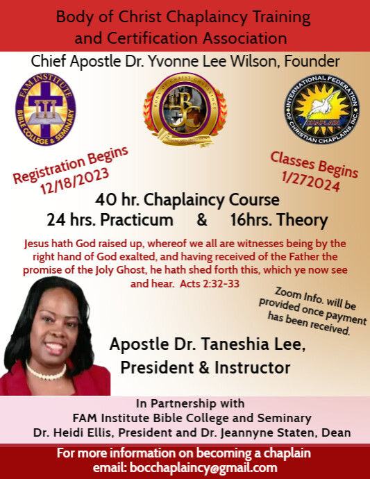 Chaplaincy 2024 | PosterMyWall