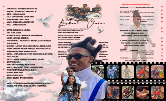 Copy of AMAURIO SLEDGE INSIDE Sample Inside | PosterMyWall