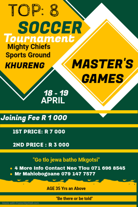 Youth Soccer Camp Poster Design | PosterMyWall