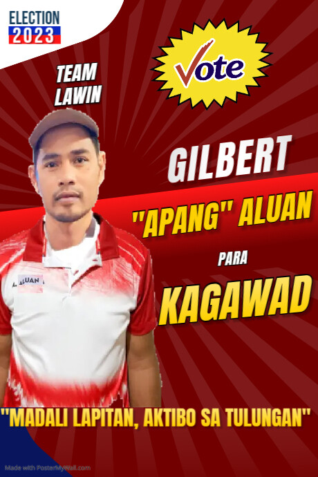 Red Political Poster | PosterMyWall