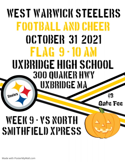 WEEK 9 FLAG | PosterMyWall