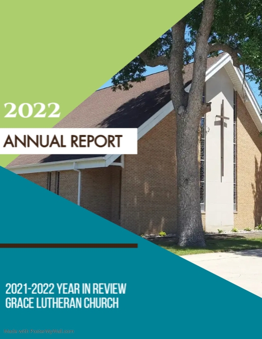 Church Annual Report Cover Page | PosterMyWall