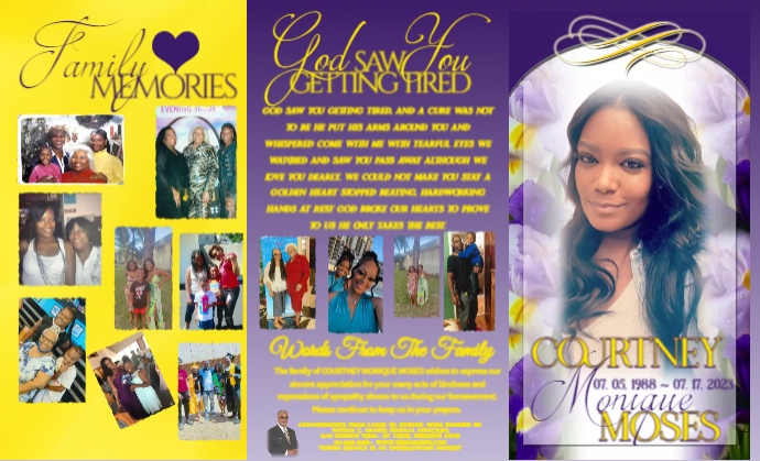 Copy of OS-COURTNEY MOSES | PosterMyWall