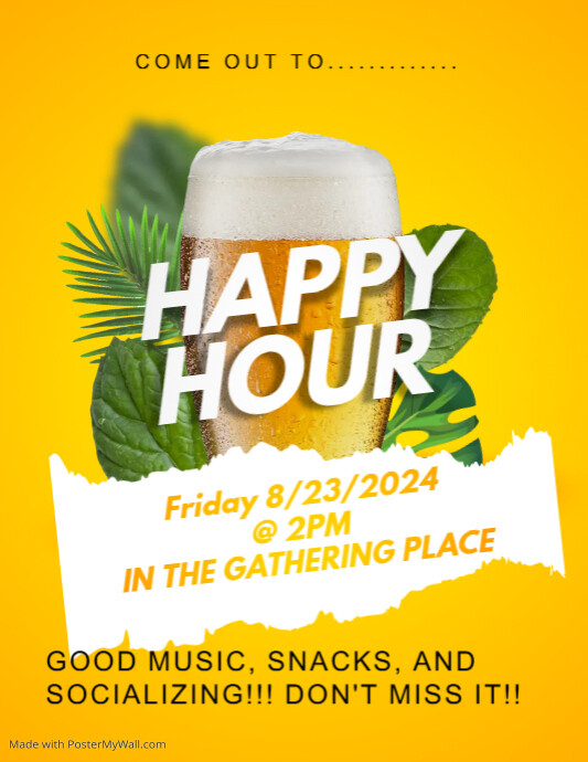 Copy of happy hour | PosterMyWall