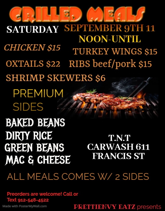 Grill Cookout Flyer Template | PosterMyWall