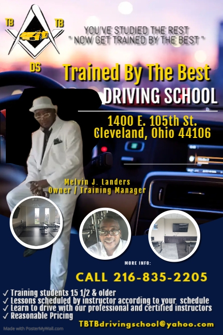 Copy of Driving School Flyer Design Template | PosterMyWall