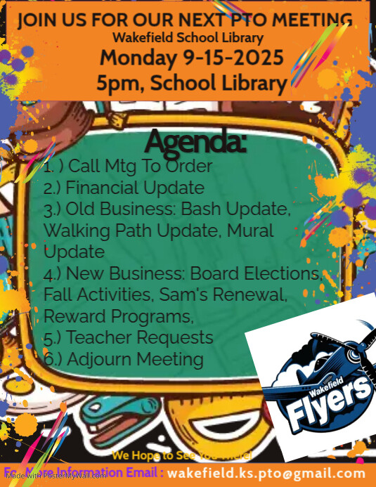 Copy of Copy of Parent Teacher Association Meet Up Flyer | PosterMyWall