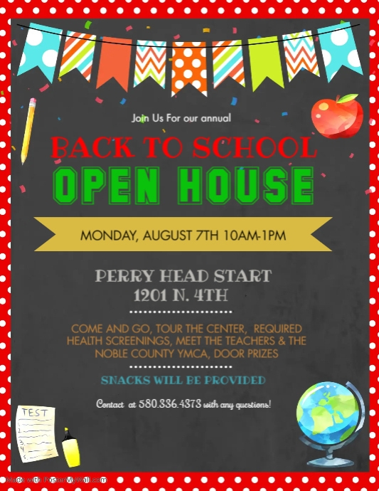 School Open House Poster | PosterMyWall