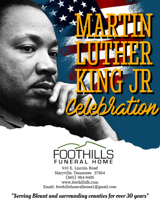 Copy of Martin Luther King Jr Day Flyer | PosterMyWall