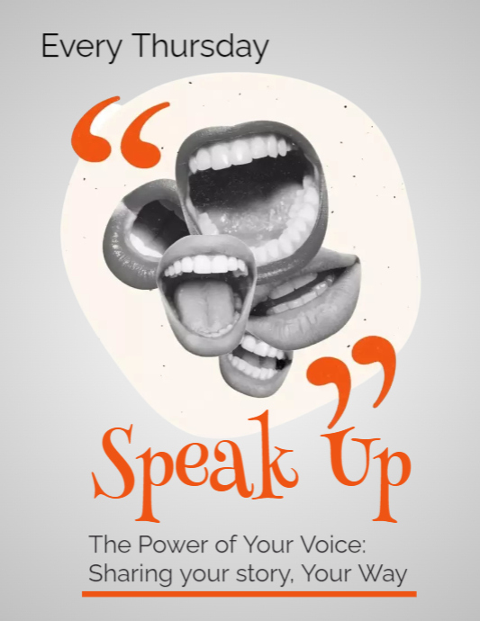 Speak Up And Succeed Day | PosterMyWall