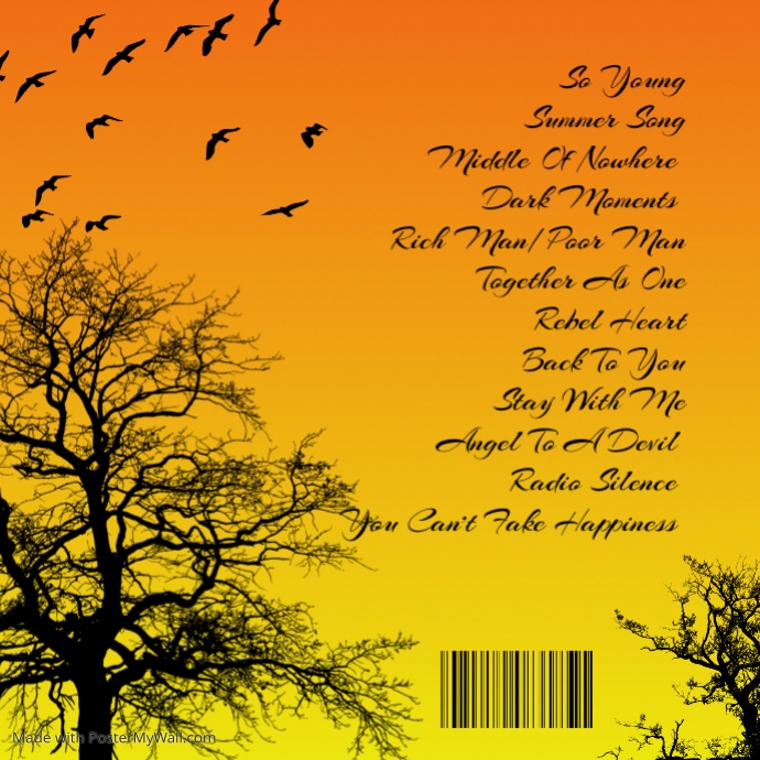 Copy of Back cover | PosterMyWall
